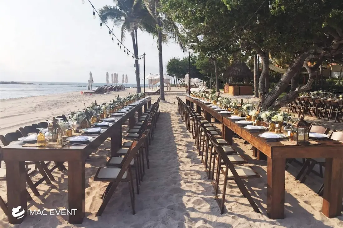 Rustic Long Table for Weddings & Events in San Miguel de Allende