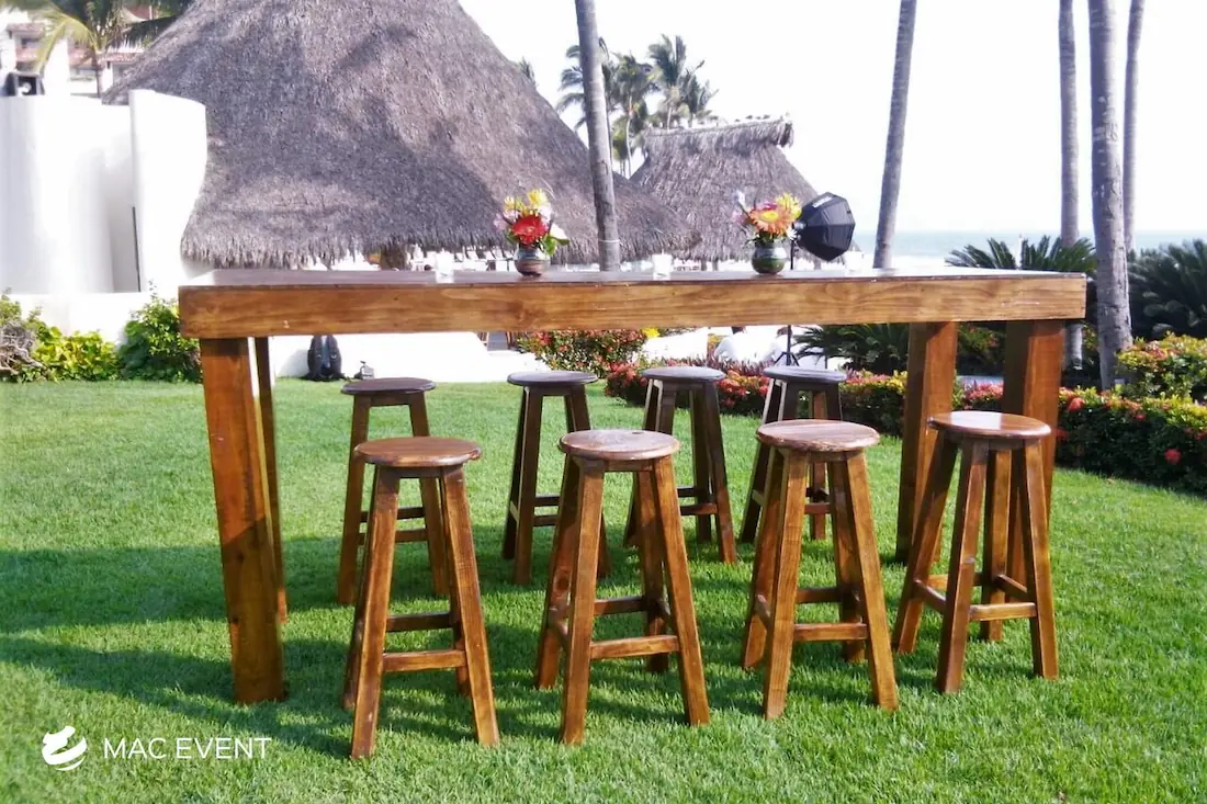 Rustic Long Table for Weddings & Events in San Miguel de Allende